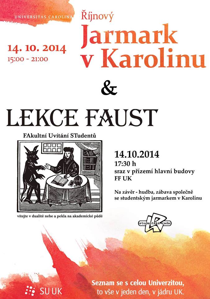 Lekce FAUST | Filozofická fakulta Univerzity Karlovy
