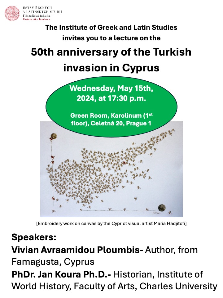 Lecture on the 50th anniversary of the Turkish invasion in Cyprus ...